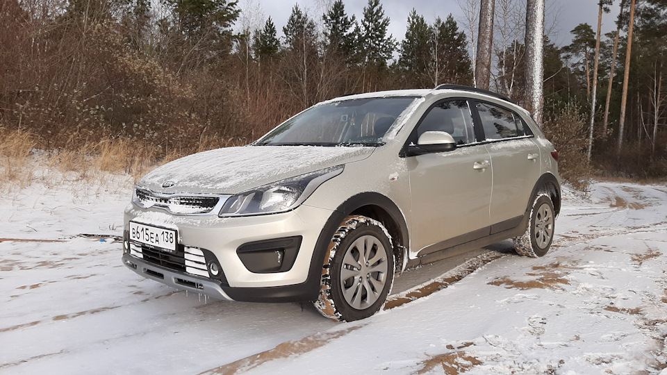 KIA Rio X-Line 1.6 бензиновый 2019 | Ice Wine на DRIVE2
