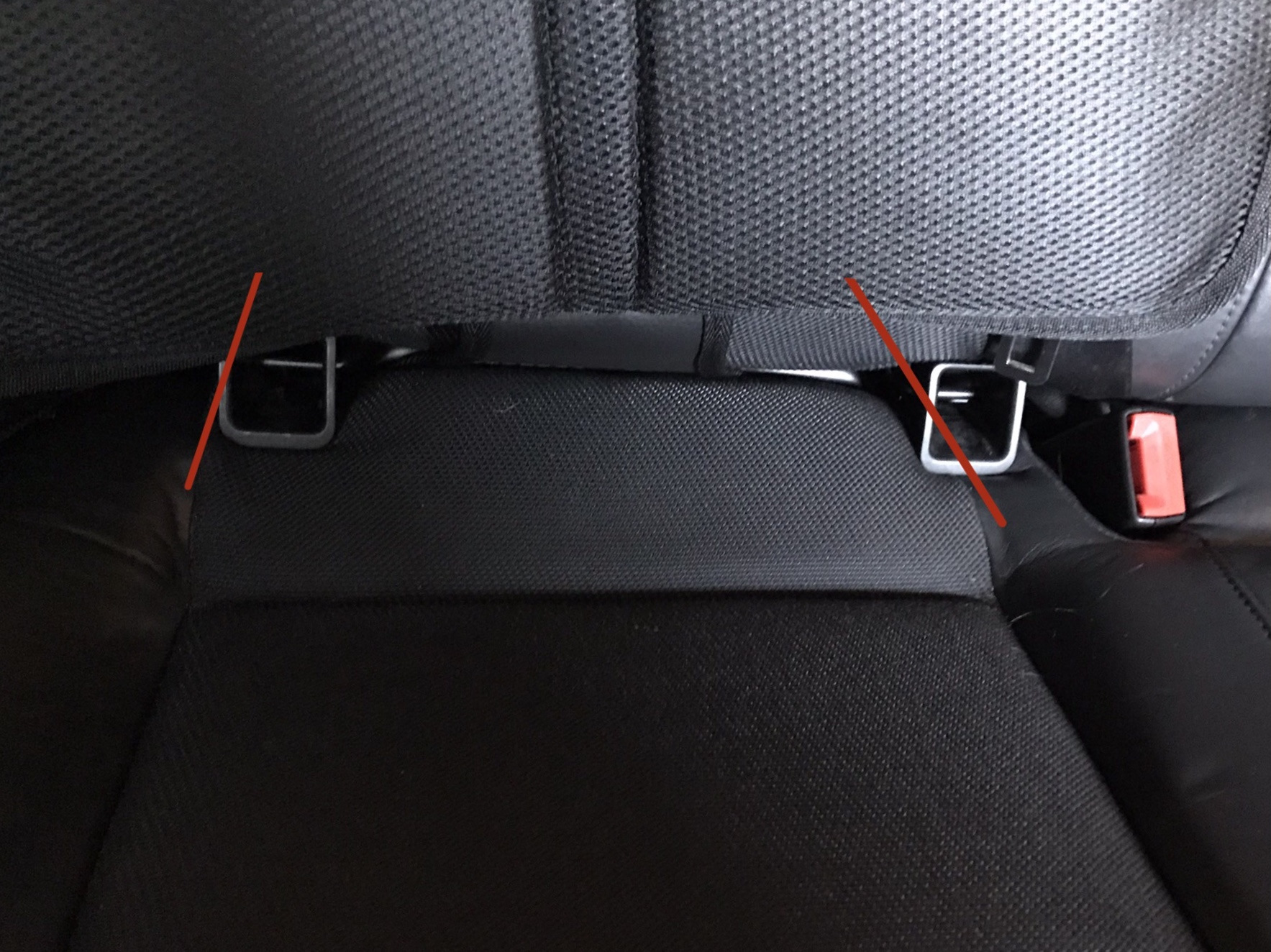 Крепления ISOFIX — Audi A4 Avant (B6), 1,9 л, 2003 года | аксессуары ...