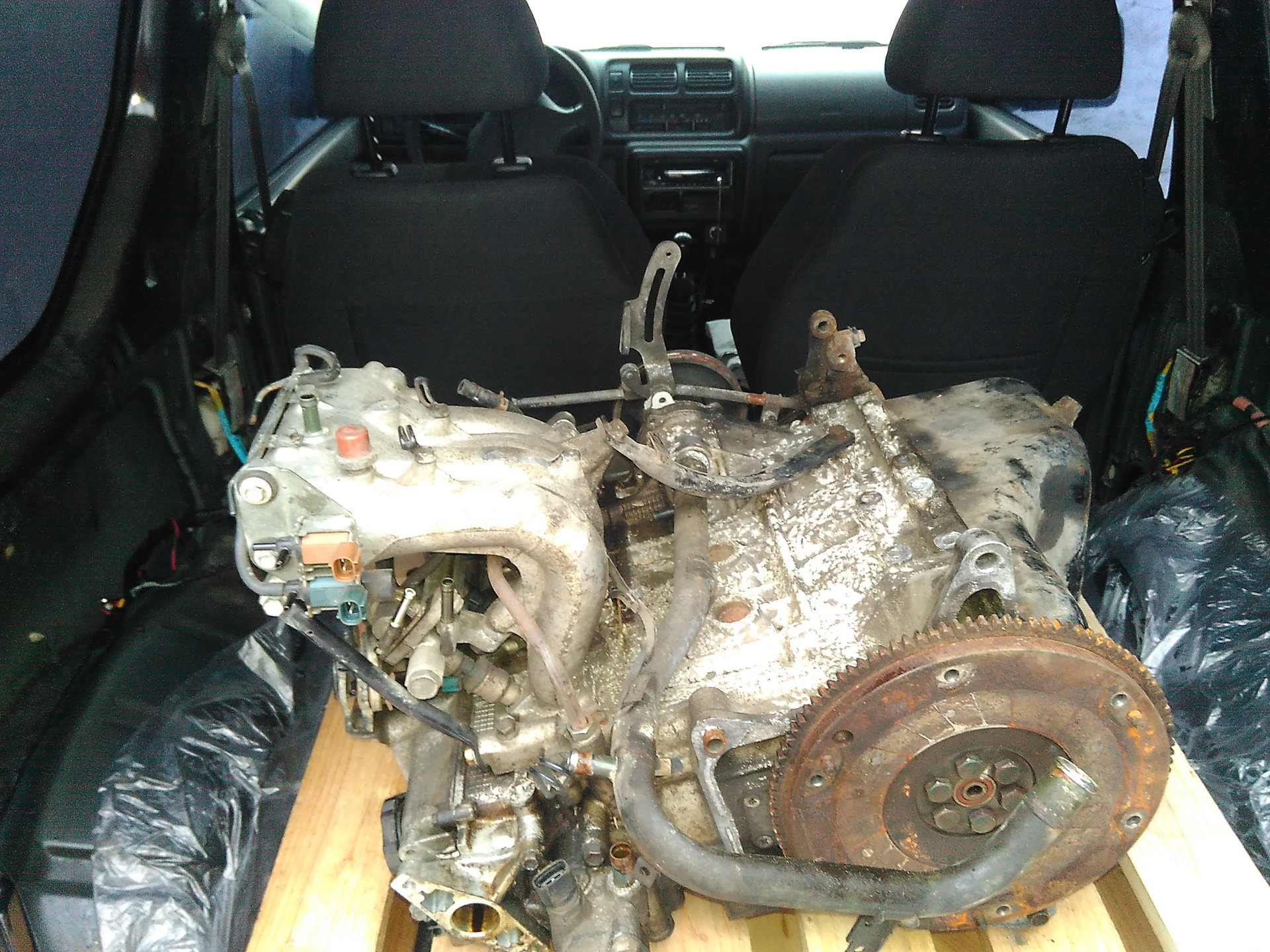 Свап G13BB — G16B ч.1 — Suzuki Jimny (1G), 1,6 л, 1999 года | тюнинг ...