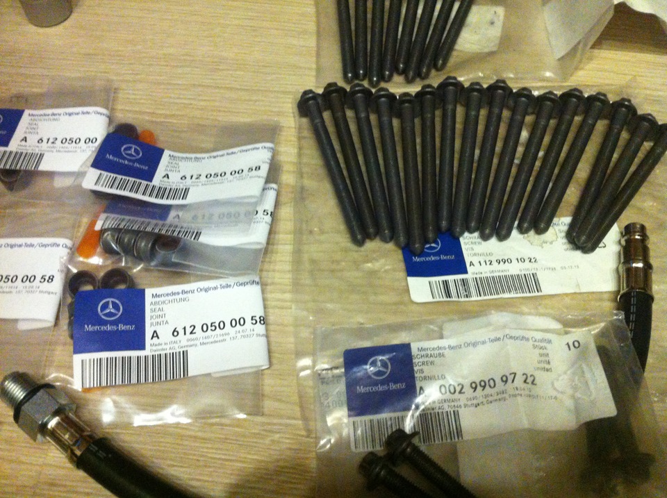 подготовка к замене маслосъемных колпачков М112 — Mercedes-Benz E-Class ...