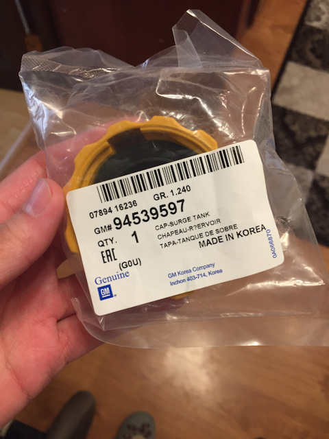 94539597 Крышка расширительного бачка GM | Запчасти на DRIVE2