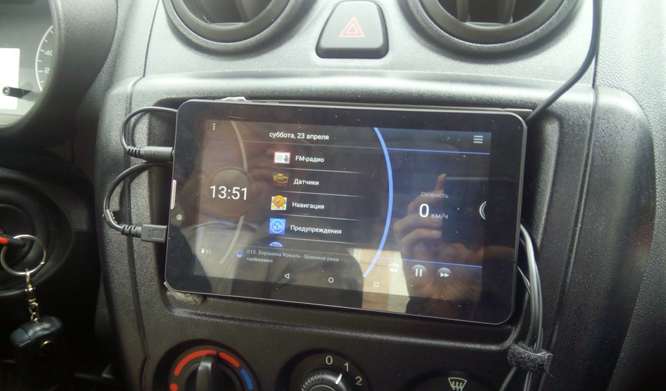 Планшет в качестве CarPC — Lada Гранта (1G), 1,6 л, 2015 года ...