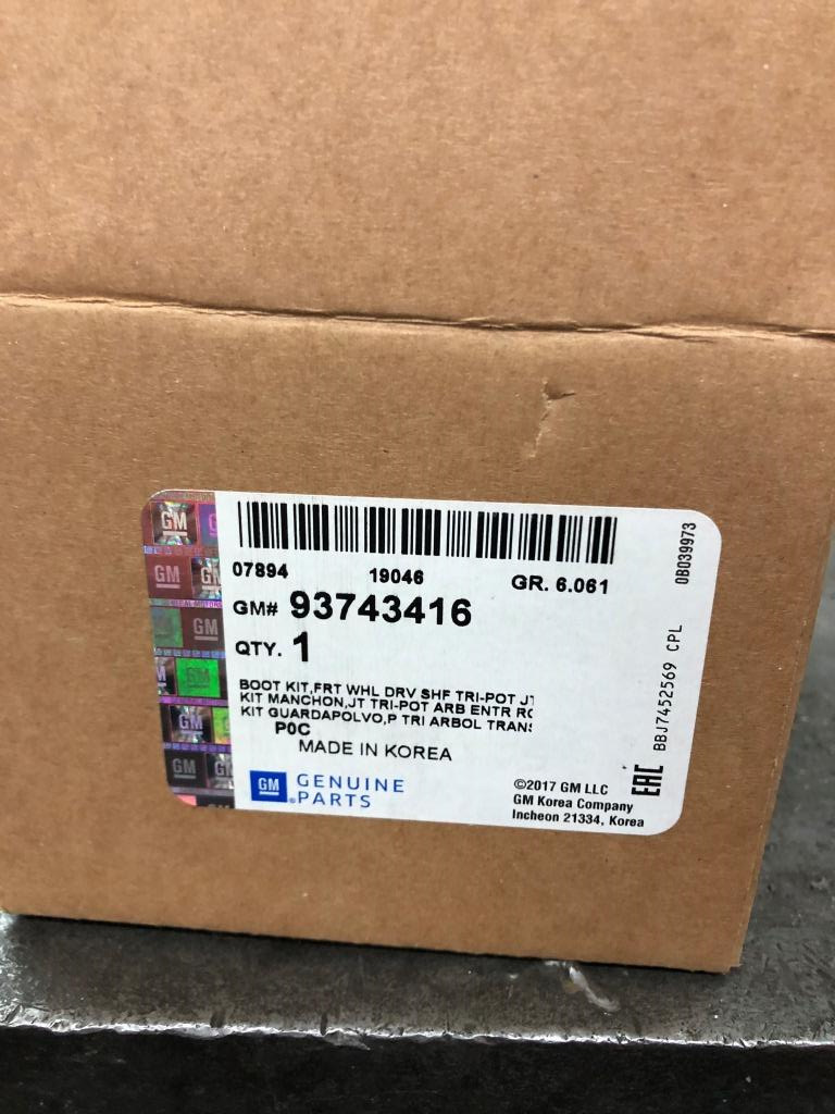 93743416 Пыльник шруса в сборе GM | Запчасти на DRIVE2