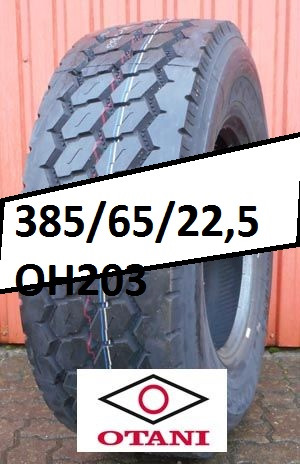 Продолжает приходовать новые размеры OTANI 385/55 R22.5 прицеп и OTANI 385/65 R22.5/20 160K OH ...