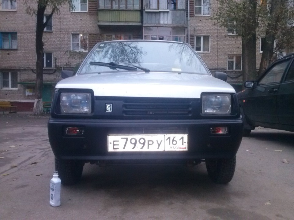 Полироль бампера — Lada Ока 11113, 0,8 л, 2005 года | стайлинг | DRIVE2