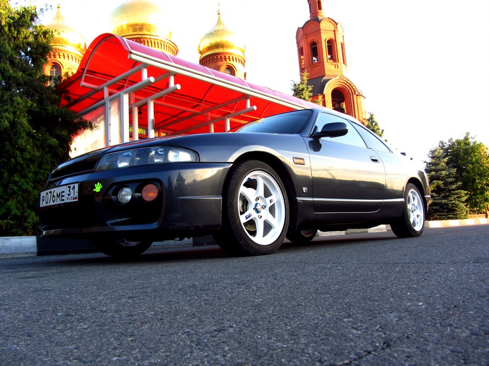 VOLK RAYS TE37 — Nissan Skyline (R33 Series 2), 2,5 л, 1996 года ...