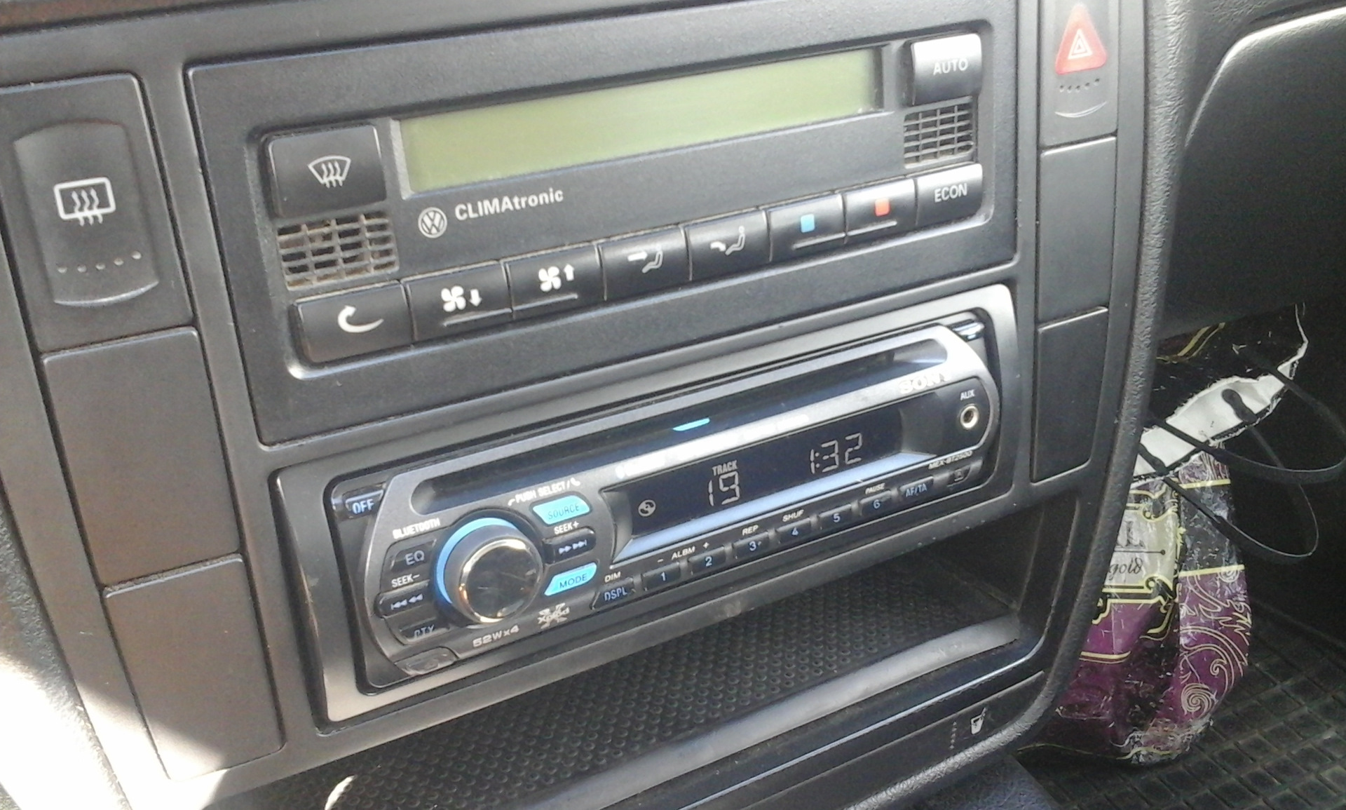 ГУ SONY, наконец то поменял рессивер — Volkswagen Passat B5, 1,9 л ...