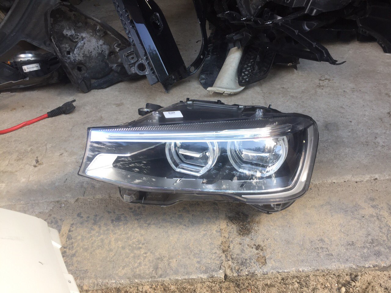 лед фары — BMW X3 (F25), 3 л, 2013 года | тюнинг | DRIVE2