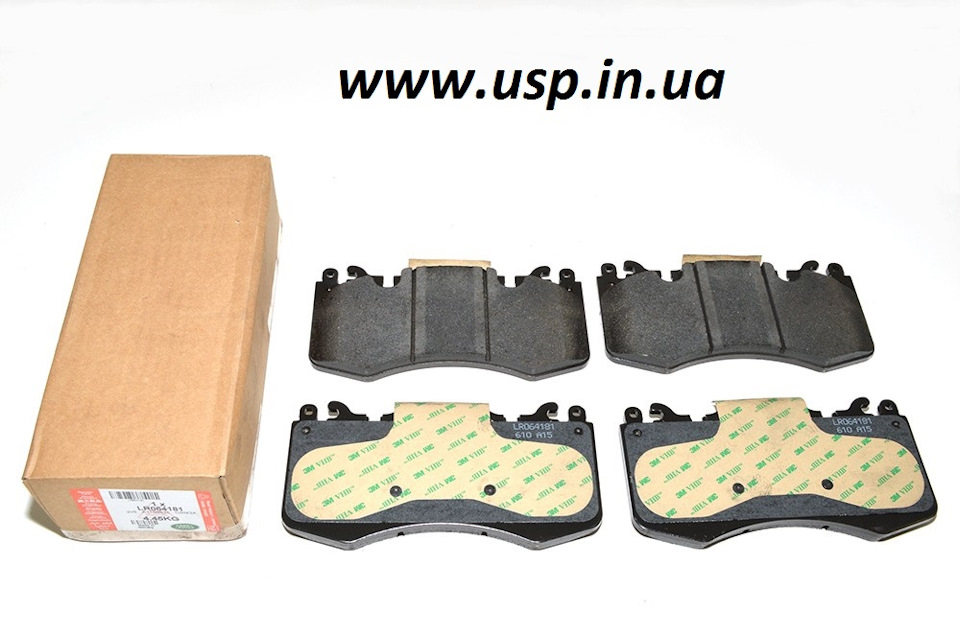 Передние тормозные колодки Range Rover LR016684, LR020362, LR064181 ...