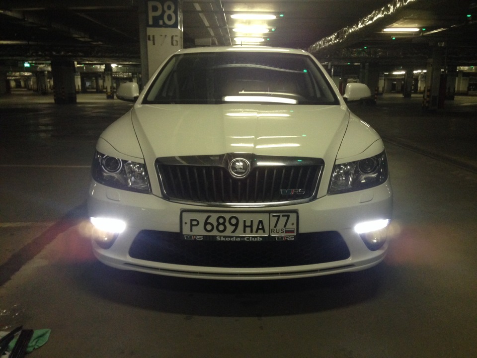Реснички — куда без них) — Skoda Octavia A5 Mk2, 1,8 л, 2013 года ...