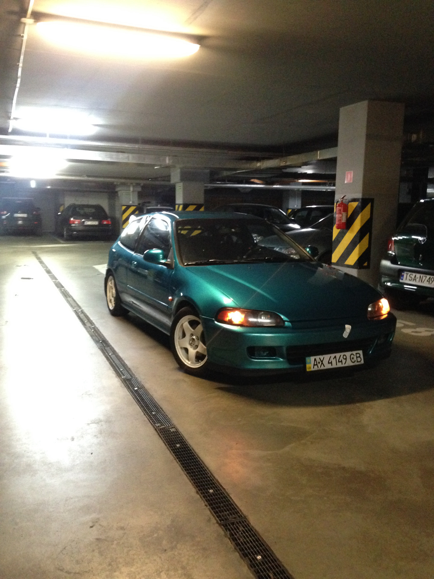 Grand Prix Polski Time Attack — Runda II — Honda Civic Hatchback (5G), 1,8 л, 1994 года ...