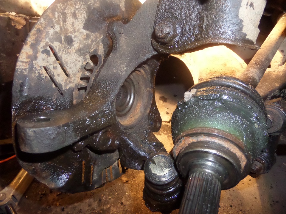 Замена передних ступичных подшипников. — Subaru Legacy (BC/BJ/BF), 2,2 ...