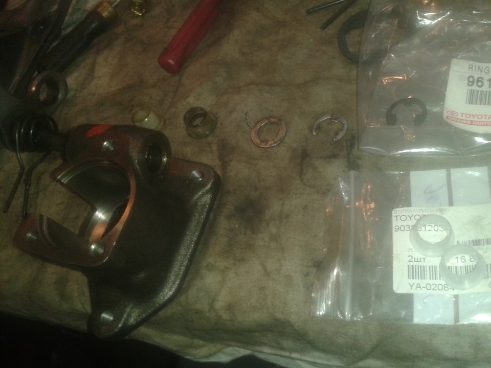 Ребилд педального узла & кулисы мкпп — Toyota Sprinter (90), 1,6 л ...