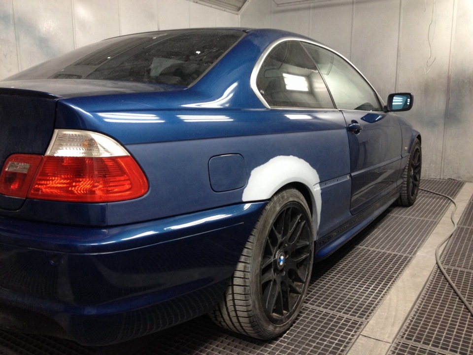 38. Покраска + Shadow Line ( Готово) — BMW 3 series Coupe (E46), 2,8 л ...