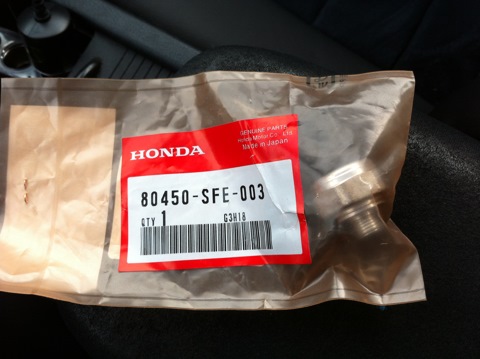 80450SFE003 Датчик *HONDA Honda | Запчасти на DRIVE2