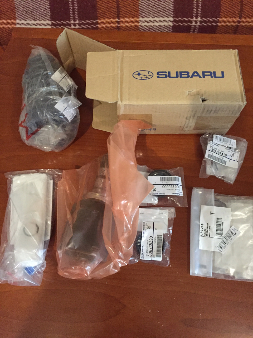 Шрусы — Subaru Outback (BP), 3 л, 2008 года | плановое ТО | DRIVE2