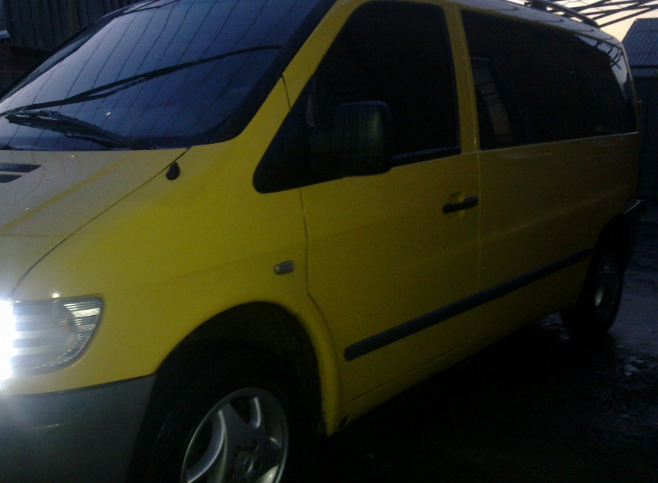 Черно-желтая мания.эпизод 1 (тонировка, оракал) — Mercedes-Benz Vito ...