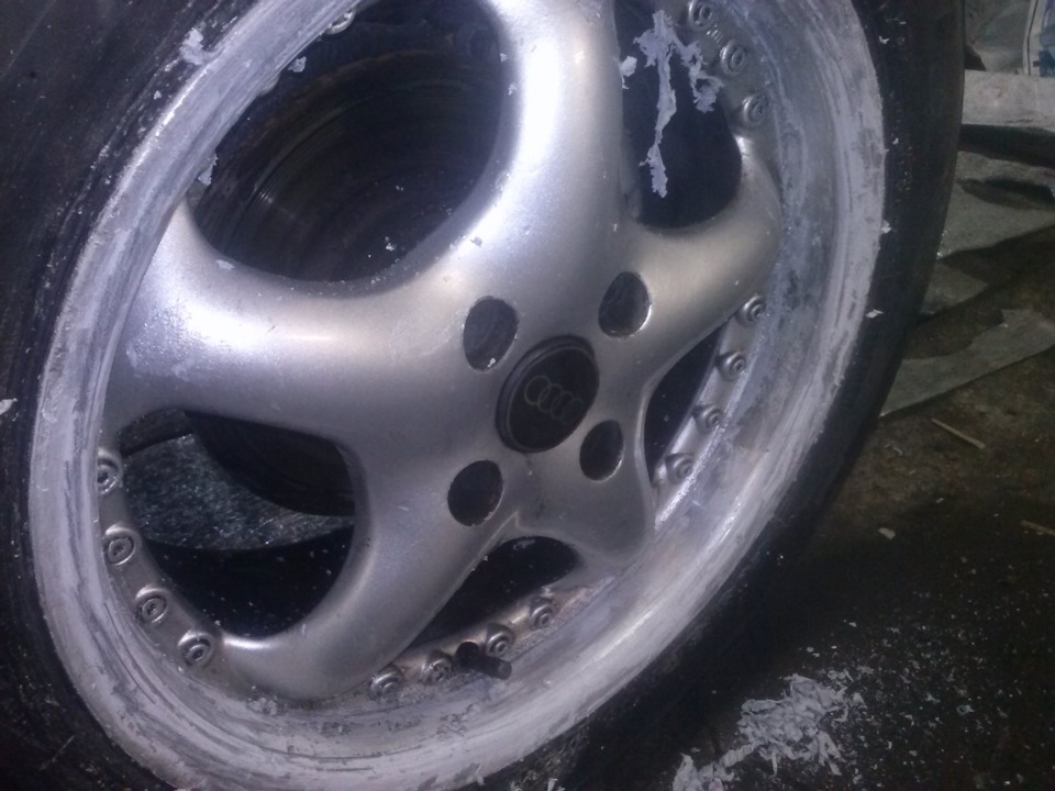 Полировка полок — Audi 100 (C3), 1,8 л, 1985 года | колёсные диски | DRIVE2