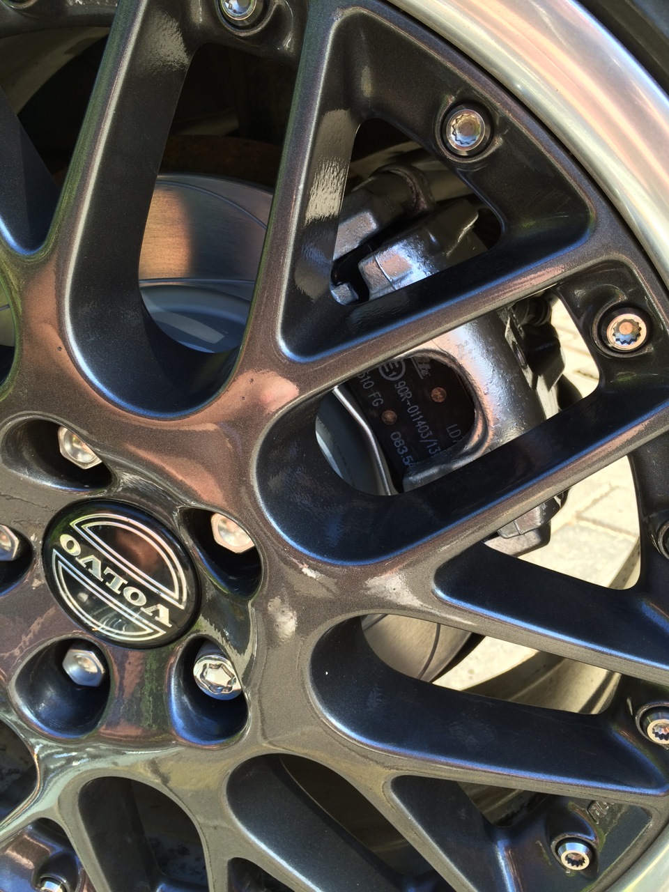 Ate PowerDisc+Ate Ceramic #2 — Volvo S40 (2G), 2,4 л, 2004 года ...