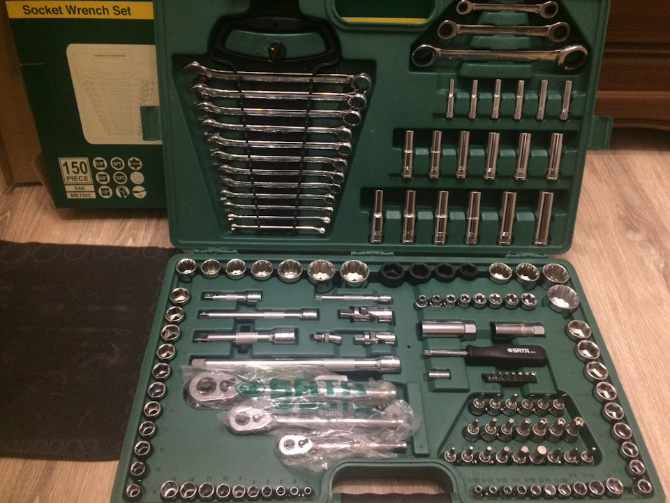 Первые впечатления или отзыв о наборе Sata 09510 на 150 редметов — DRIVE2