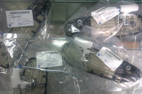 96547953 Ручка двери наружняя GM | Запчасти на DRIVE2