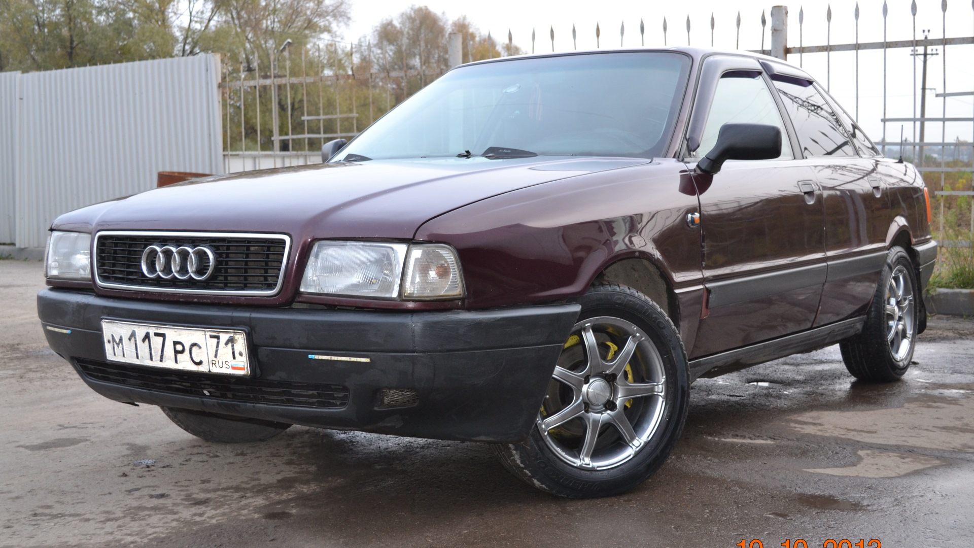 Audi 80 (B3) 1.8 бензиновый 1991 | Вишневый металлик 1.8S на DRIVE2