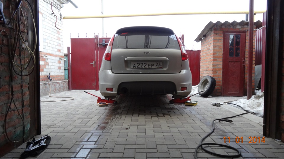 Замена ГТЦ — Lada Калина Спорт (1G), 1,6 л, 2009 года | своими руками ...