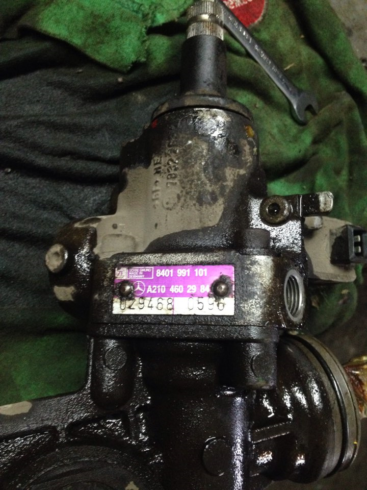 Ремонт рулевой рейки — Mercedes-Benz E-Class (W210), 2,3 л, 1996 года ...