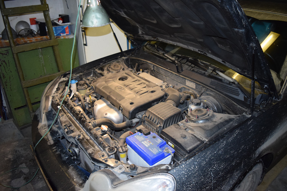 Чистка дроссельной заслонки. — Hyundai Sonata IV (EF), 2 л, 2011 года ...