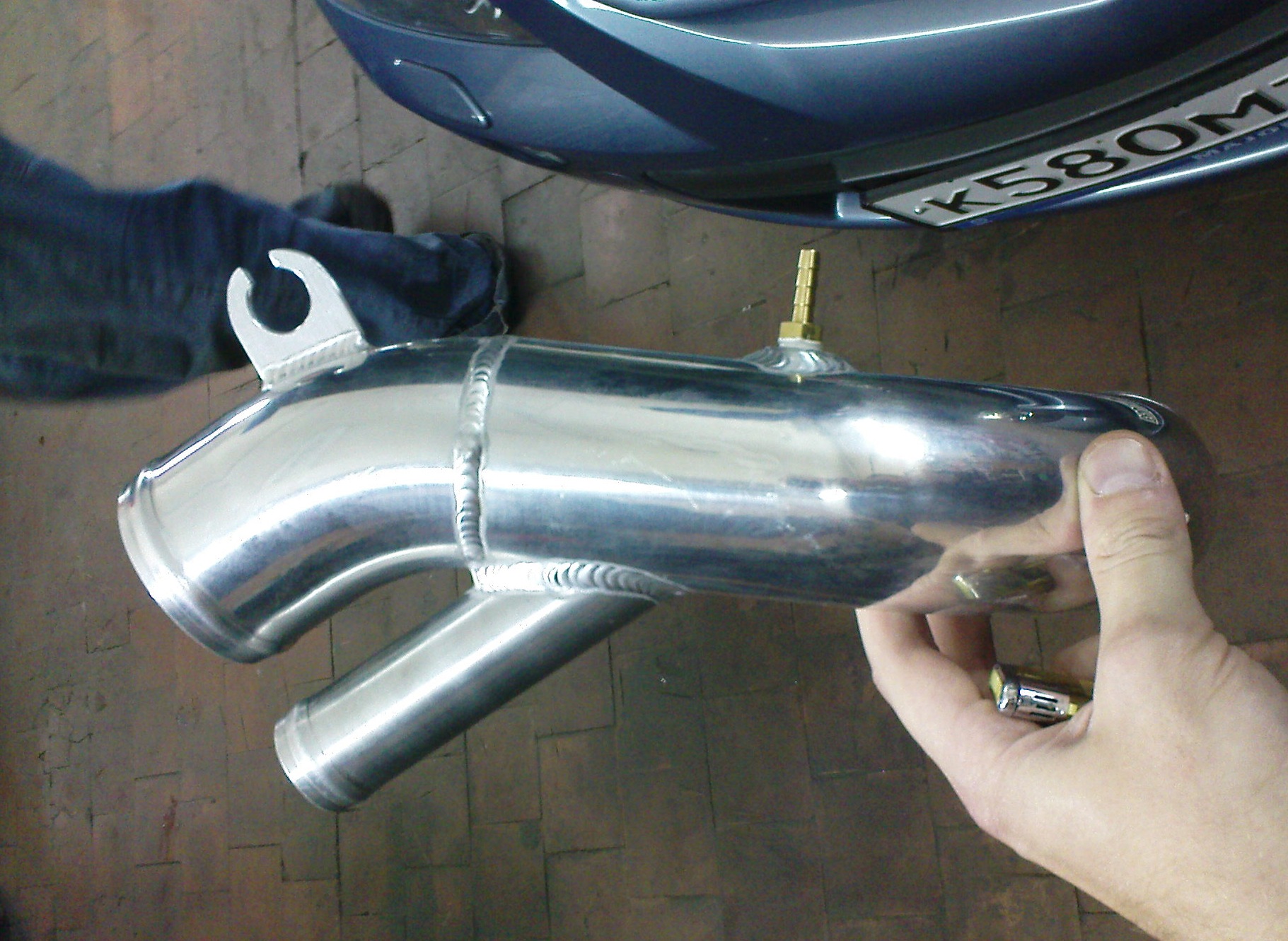 HTP Turbo Inlet Pipe — Mazda 3 MPS (1G), 2,3 л, 2006 года | тюнинг | DRIVE2
