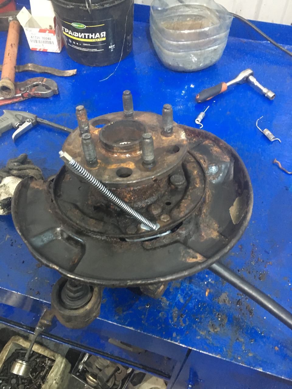 Суппорта — Toyota Carina (7G), 2 л, 1998 года | тюнинг | DRIVE2