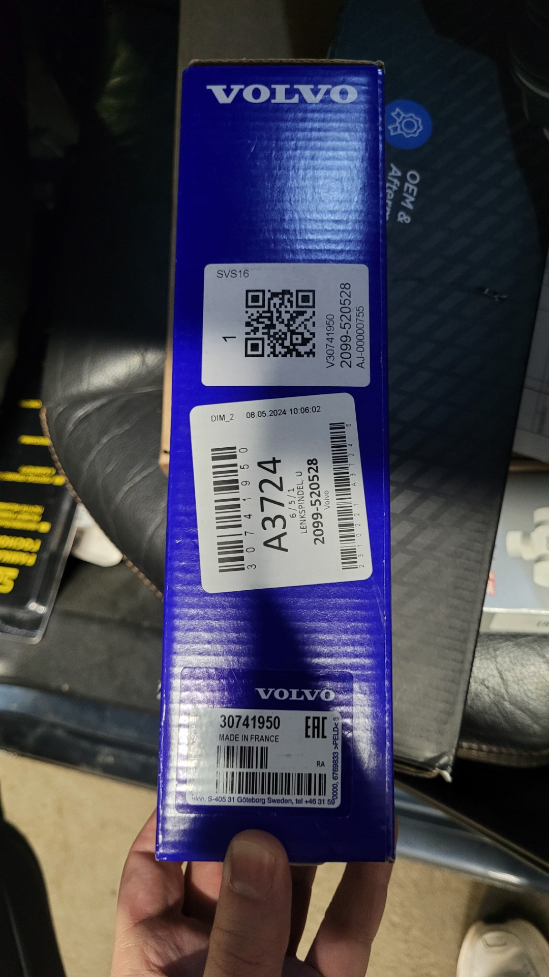 Правый привод, рулевой карданчик — Volvo S60 (1G), 2,4 л, 2007 года ...