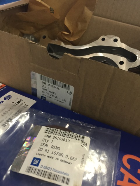 25193406 Насос охлаждающей жидкости GM | Запчасти на DRIVE2