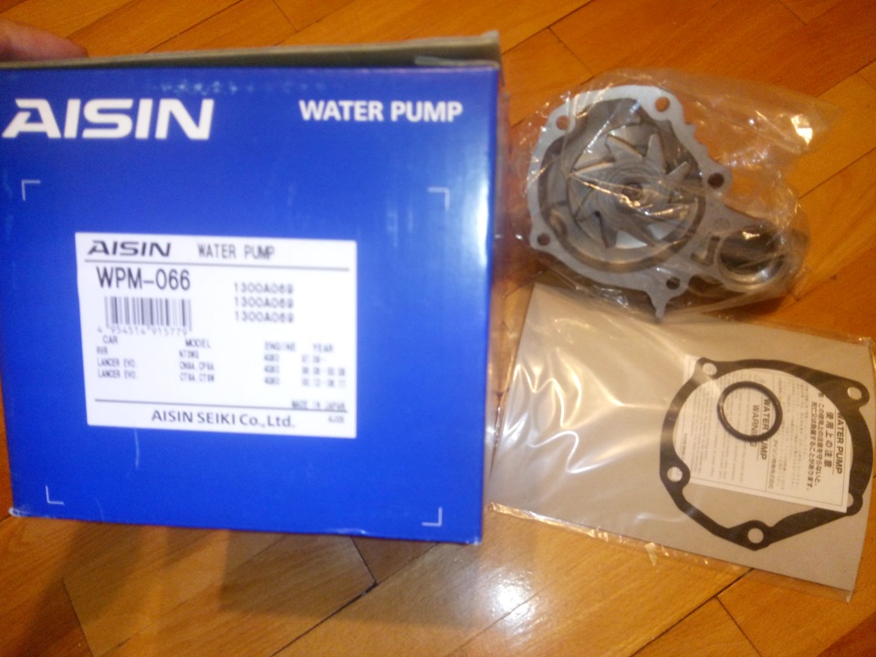 WPM066 Помпа водяная AISIN | Запчасти на DRIVE2