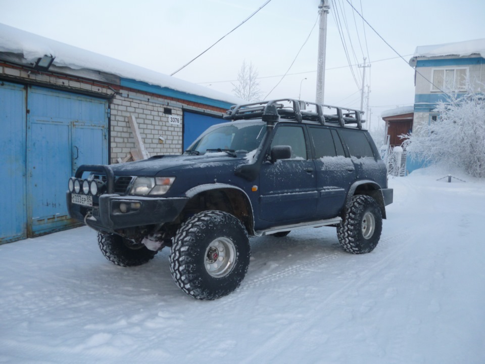 все выше и выше — Nissan Patrol (Y61), 4,2 л, 1999 года | шины | DRIVE2