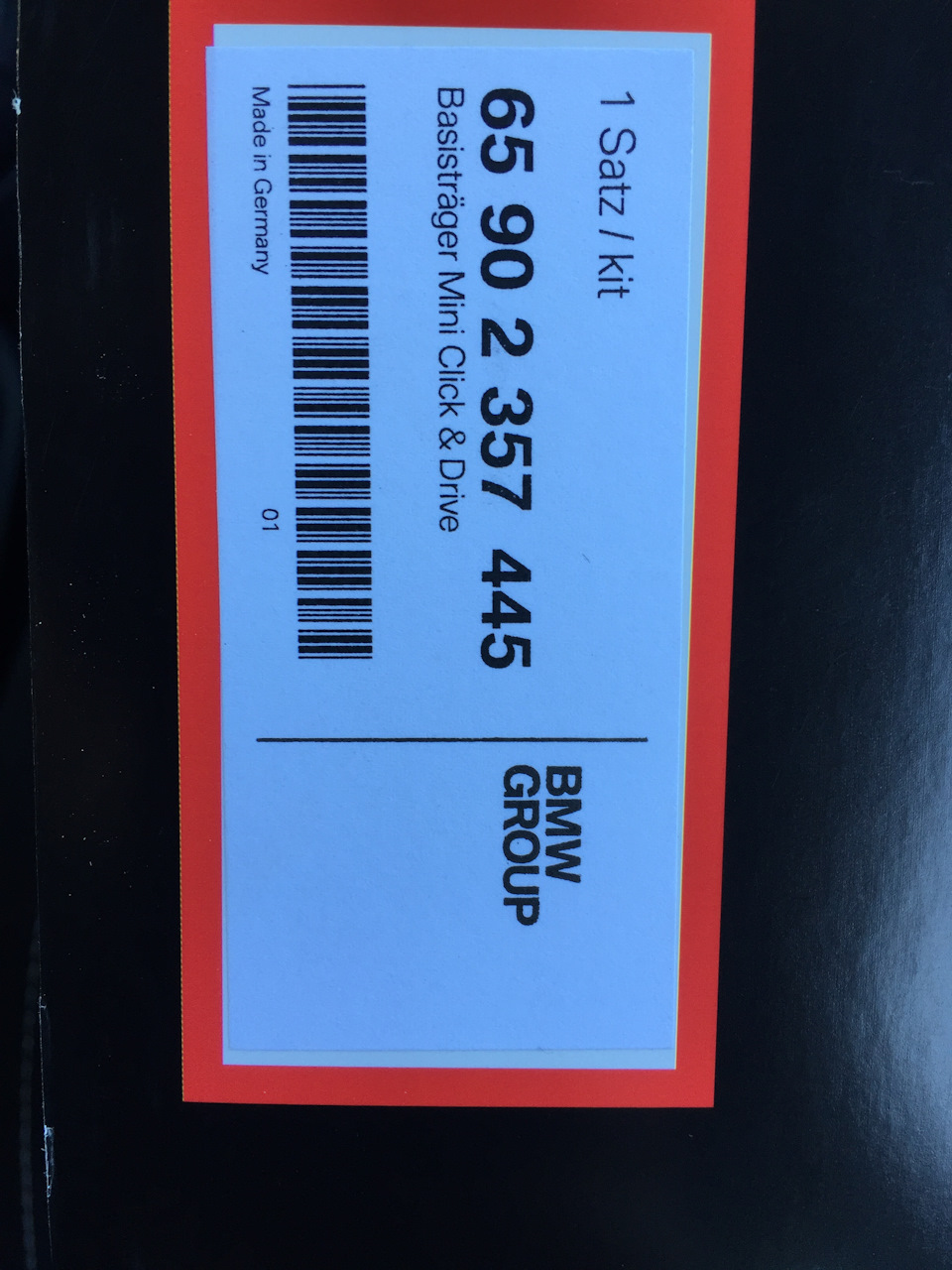 65902357445 Система Click & Drive MINI BMW | Запчасти на DRIVE2