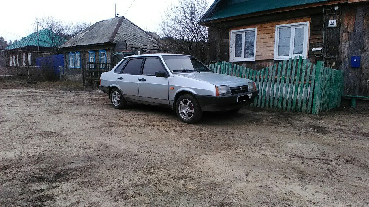Кованные диски R14, на летней резине! — Lada 21099, 1,5 л, 2001 года ...
