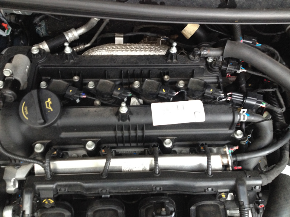 Крышка катушек зажигания. — KIA Ceed (2G), 1,6 л, 2015 года ...