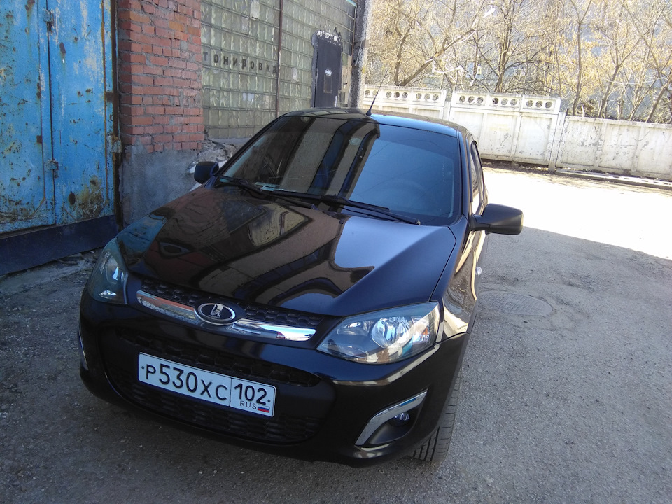 Установка ПТФ — Lada Калина Хэтчбек (2G), 1,6 л, 2014 года | стайлинг ...