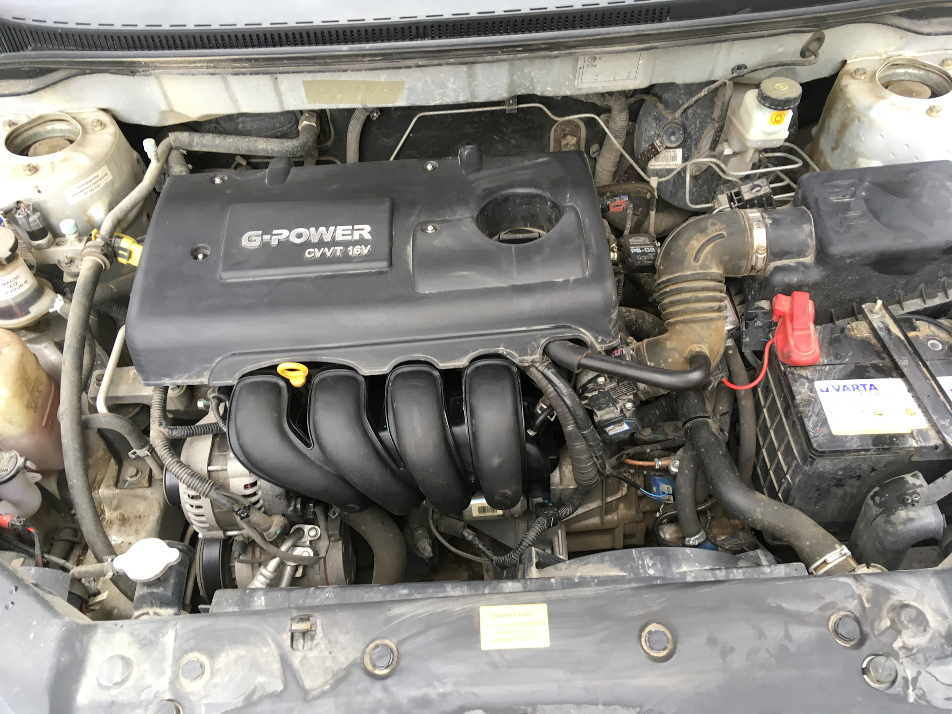 Замена впускного коллектора — Geely Emgrand EC7 RV, 1,8 л, 2013 года ...