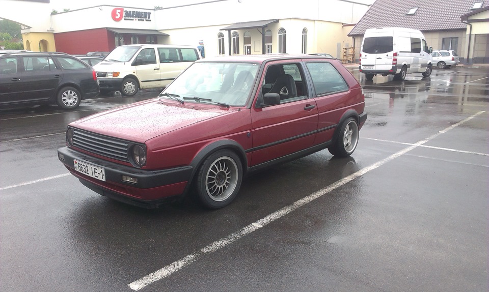 Диски под полуслик. — Volkswagen Golf Mk2, 2 л, 1990 года | колёсные ...