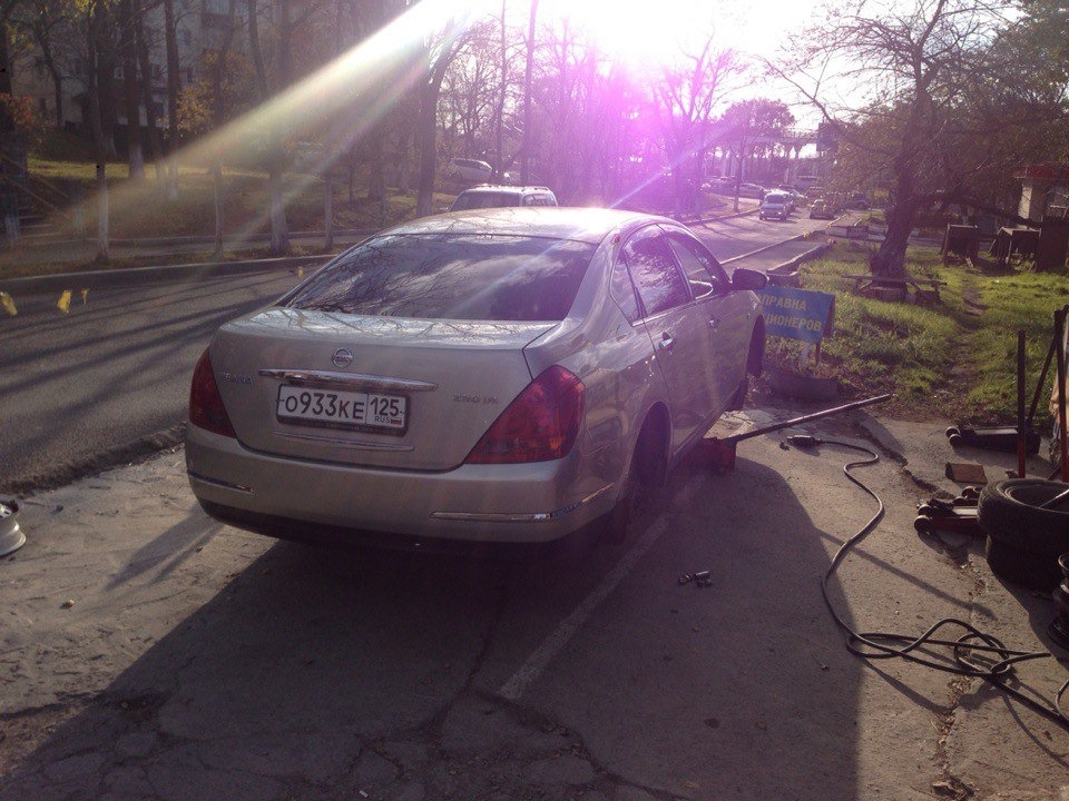 Масло, шины, диагностика — Nissan Teana (J31), 2,3 л, 2006 года ...
