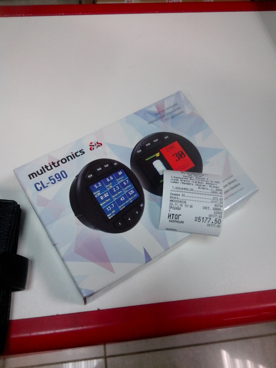 Multitronics CL-590 — Lada Калина Универсал (2G), 1,6 л, 2014 года | аксессуары | DRIVE2