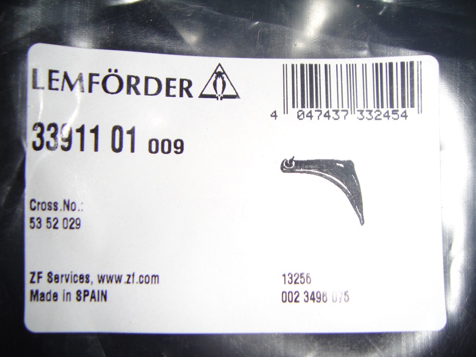 3391101 Рычаг подвески LEMFORDER | Запчасти на DRIVE2