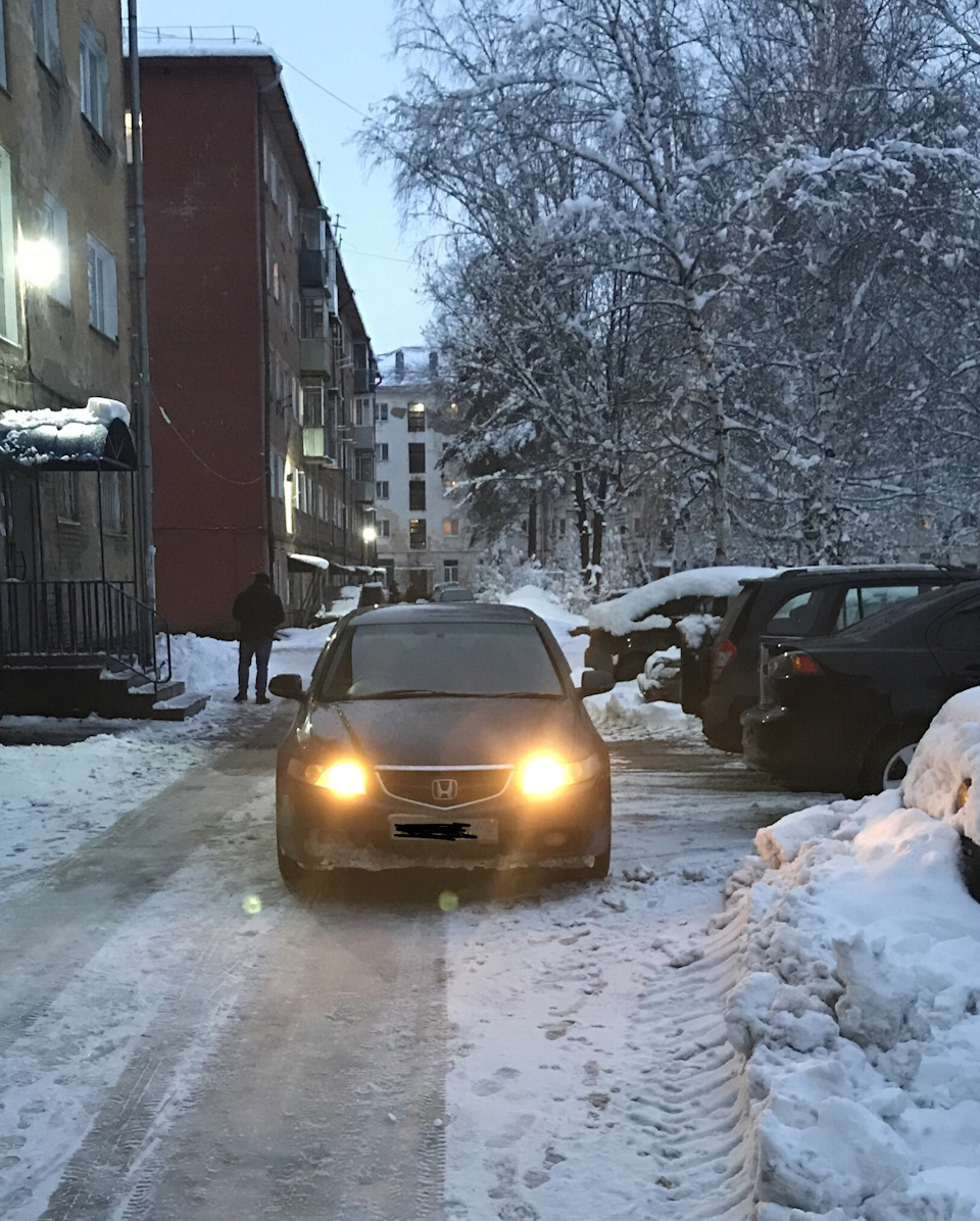 ДХО в дальний в полнакала — Honda Accord (7G), 2 л, 2003 года | тюнинг ...