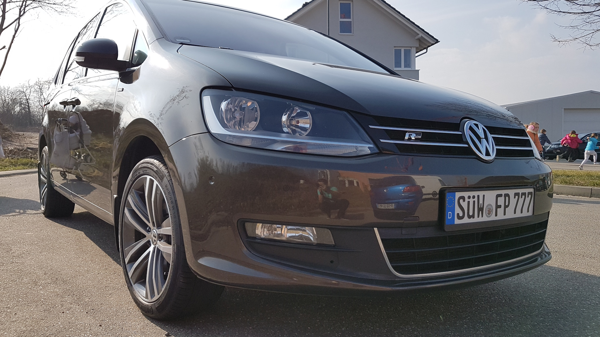 Переобулся и пару фото… — Volkswagen Sharan (2G), 2 л, 2014 года ...