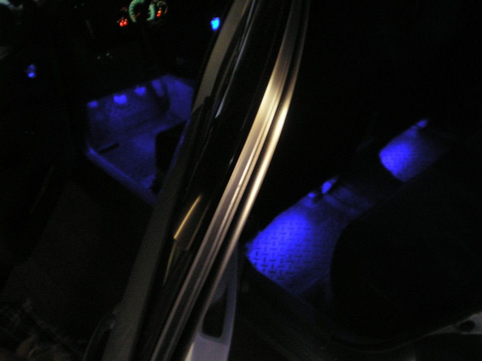 Подсветка салона и ручек — Chevrolet Lacetti 5D, 1,4 л, 2010 года ...