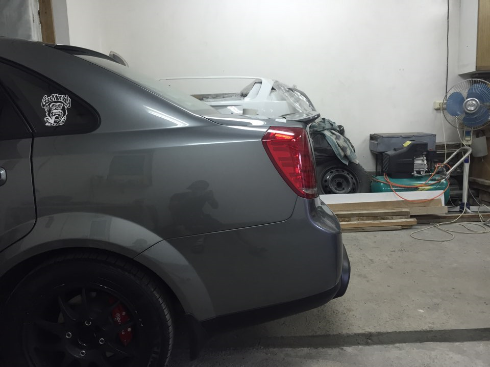 Спойлер У Игоря (igorus design) — Chevrolet Lacetti Sedan, 1,8 л, 2012 года | стайлинг | DRIVE2