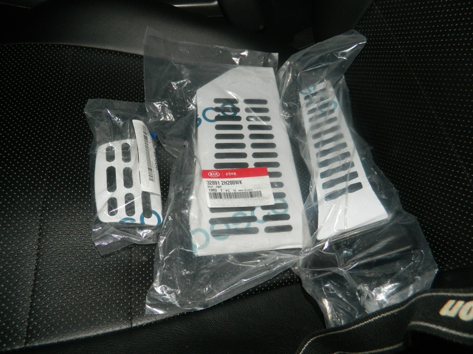 педальки аля ТурбоСпорт — KIA Sportage (3G), 2 л, 2012 года | стайлинг ...