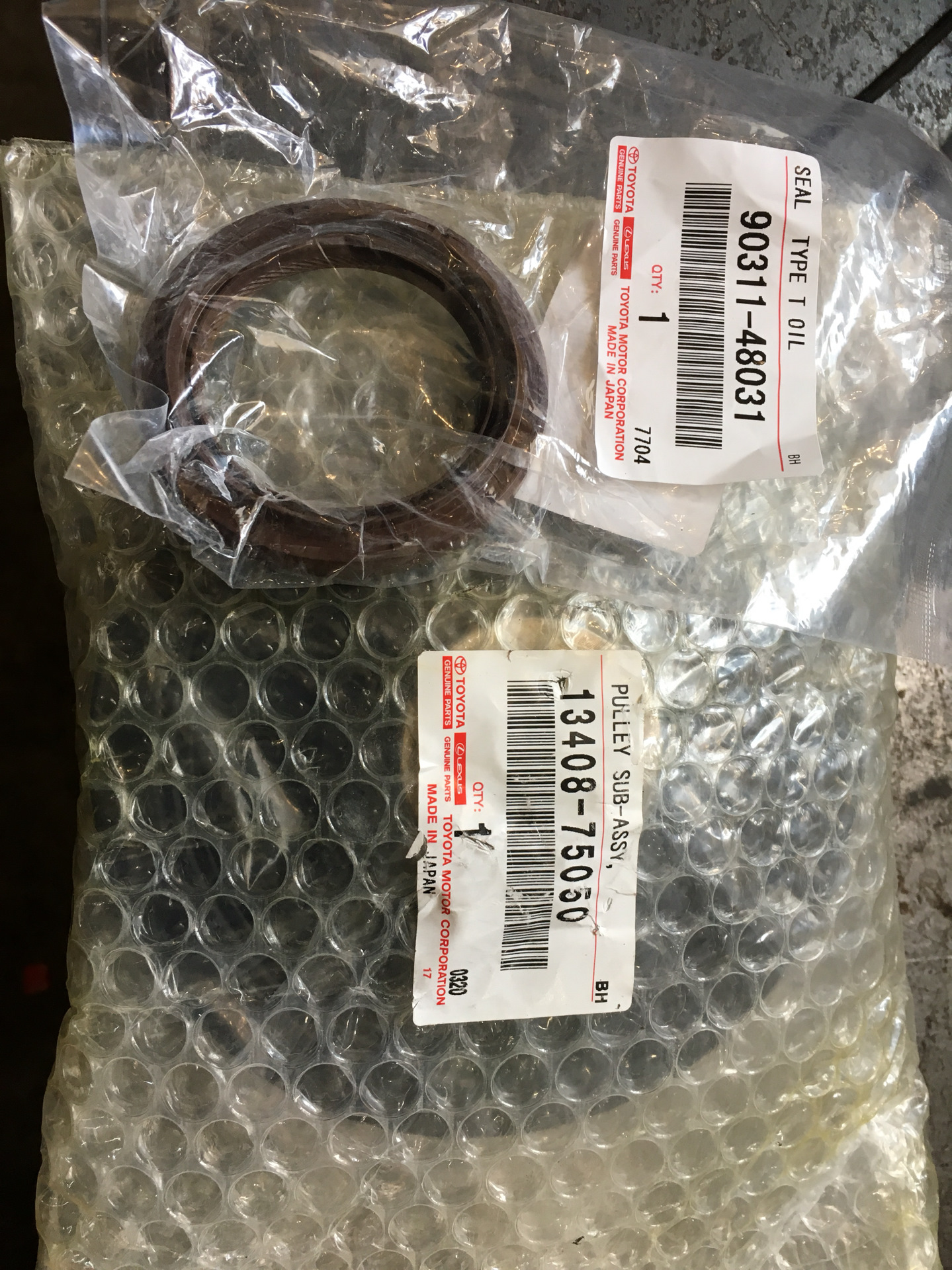 Шкив коленвала — Toyota Fortuner (1G), 2,7 л, 2006 года | своими руками ...